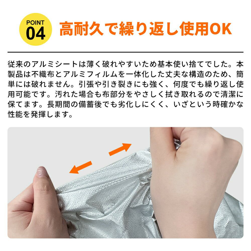 多機能 保温ブランケット 48個/ケース リバーシブル 5層構造
